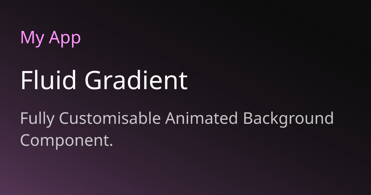 Fluid Gradient - Theta UI