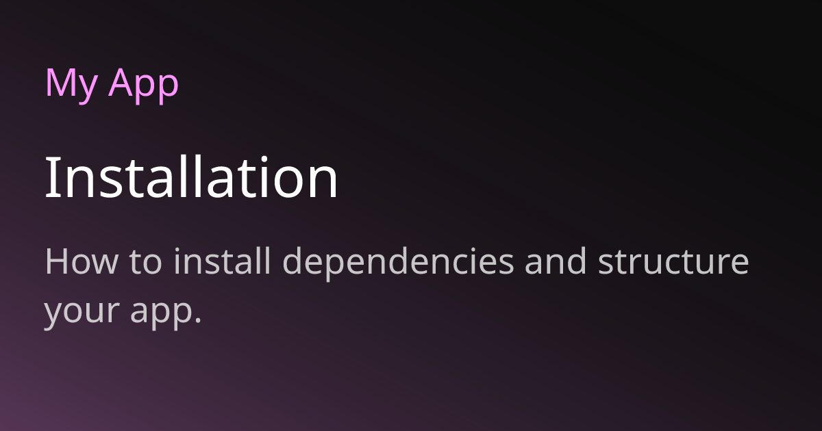 Installation - Theta UI
